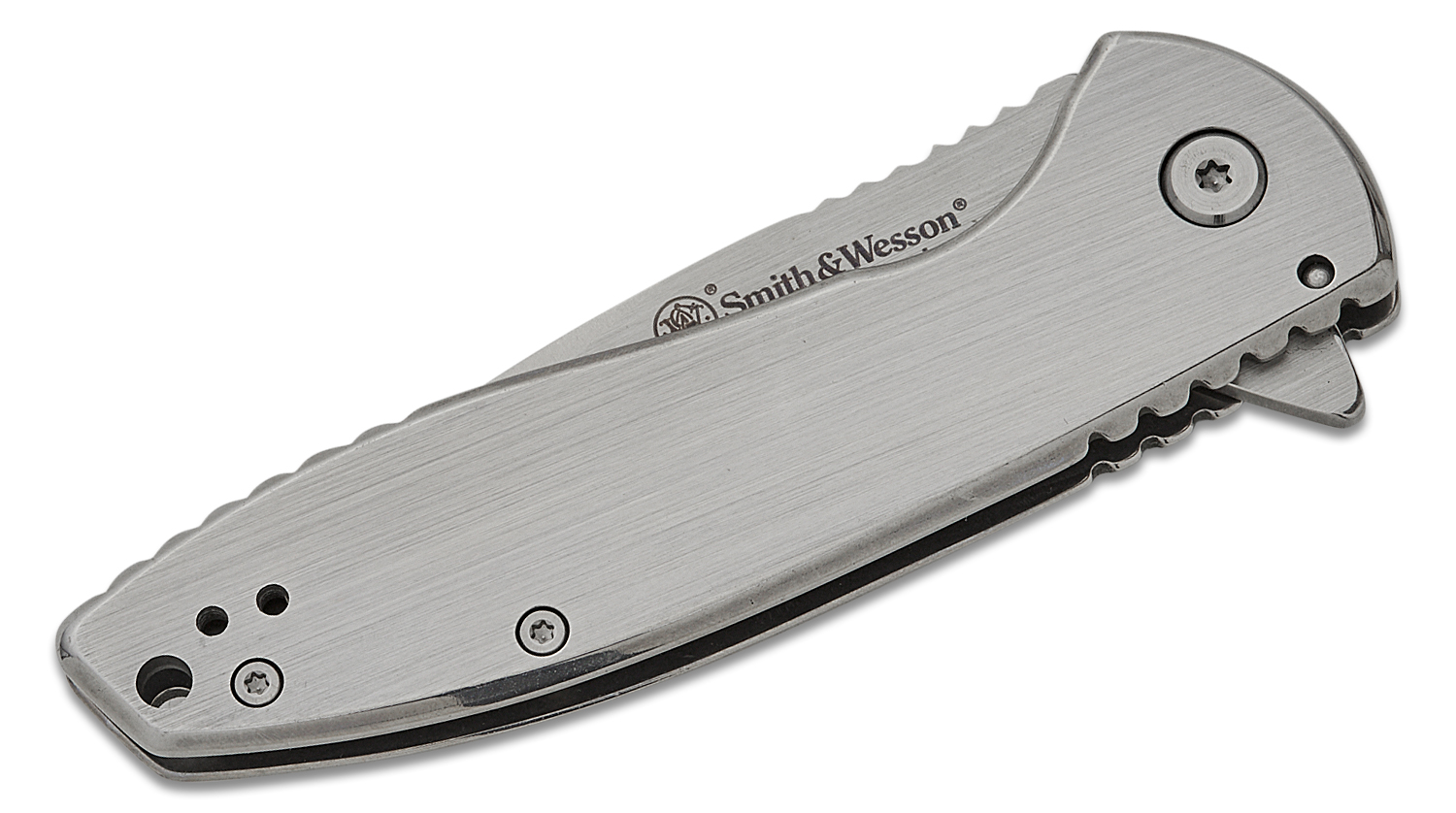 Smith & Wesson Executive Platinum Frame Lock Folding Knife 3" Satin ...