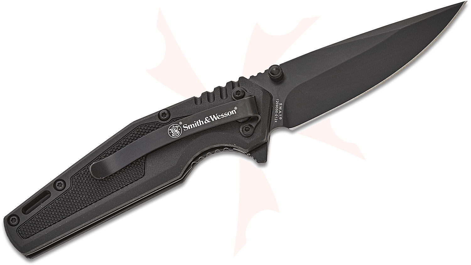 Smith & Wesson SWAT Assisted Flipper Knife 3" 7Cr Black Drop Point ...