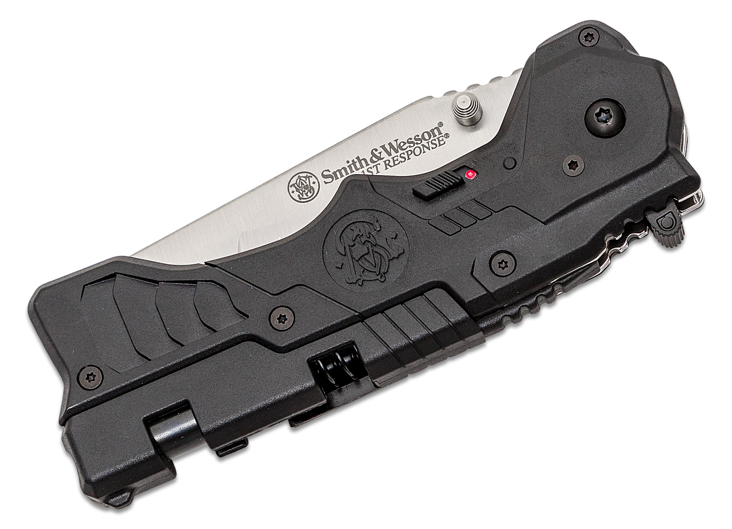 Smith & Wesson First Response 3.5" Assisted Satin Serrated Edge, Rescue ...