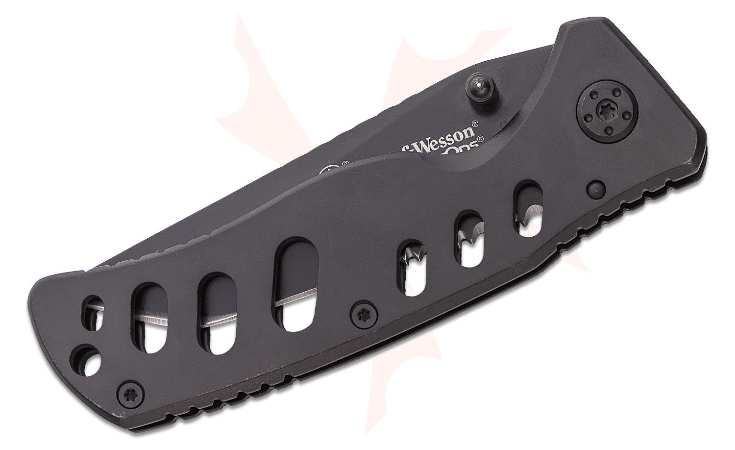 Smith & Wesson Extreme Ops Tanto Folding Knife 3.38" Black Tanto Combo ...