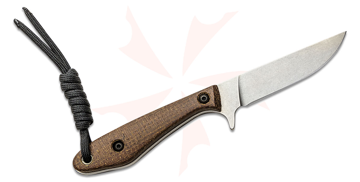 Smith & Sons Spur Fixed Blade Knife 3.25" AEB-L Stonewashed Straight ...