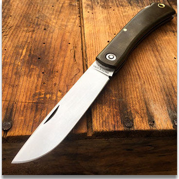 Smith & Sons Mudbug Lockback Folding Knife 4.125" 1095 Satin Blade, OD ...