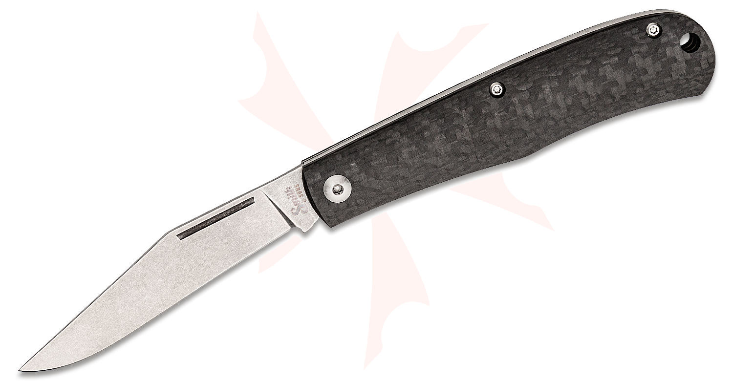 Smith & Sons Legacy Trapper Folding Knife 3.375" D2 Stonewashed Clip ...