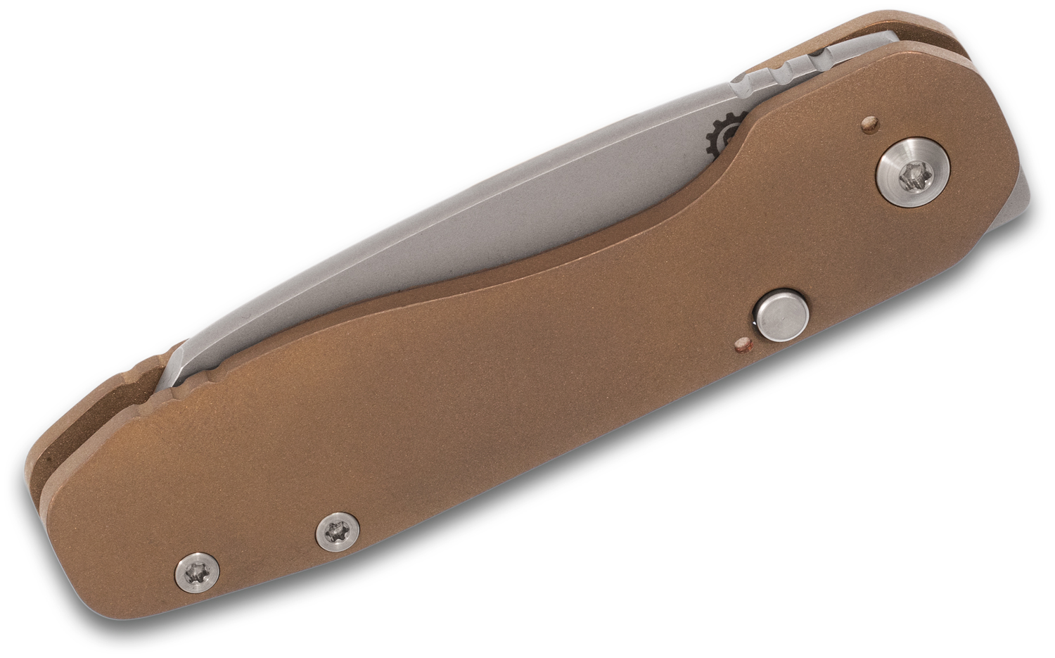 Smock Knives Custom SK23 Flipper Knife 3.125" S30V Wharncliffe Blade ...