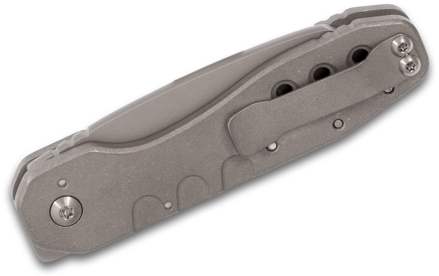 Smock Knives Custom SK23 Flipper Knife 3.125" S30V Wharncliffe Blade ...