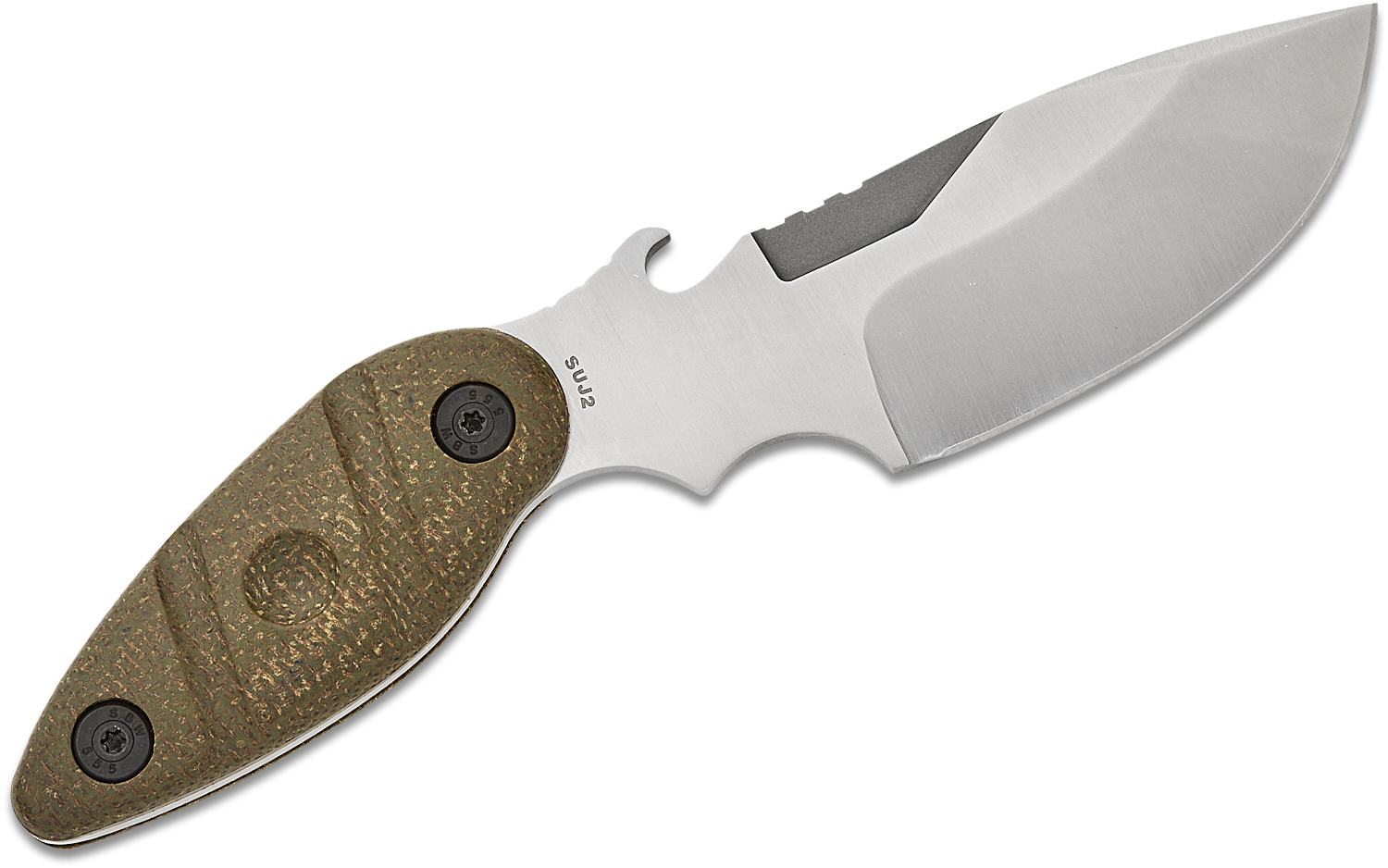 Sniper Bladeworks UC Utility Skinner Fixed Blade Knife 4.3" SUJ2 (52100 ...