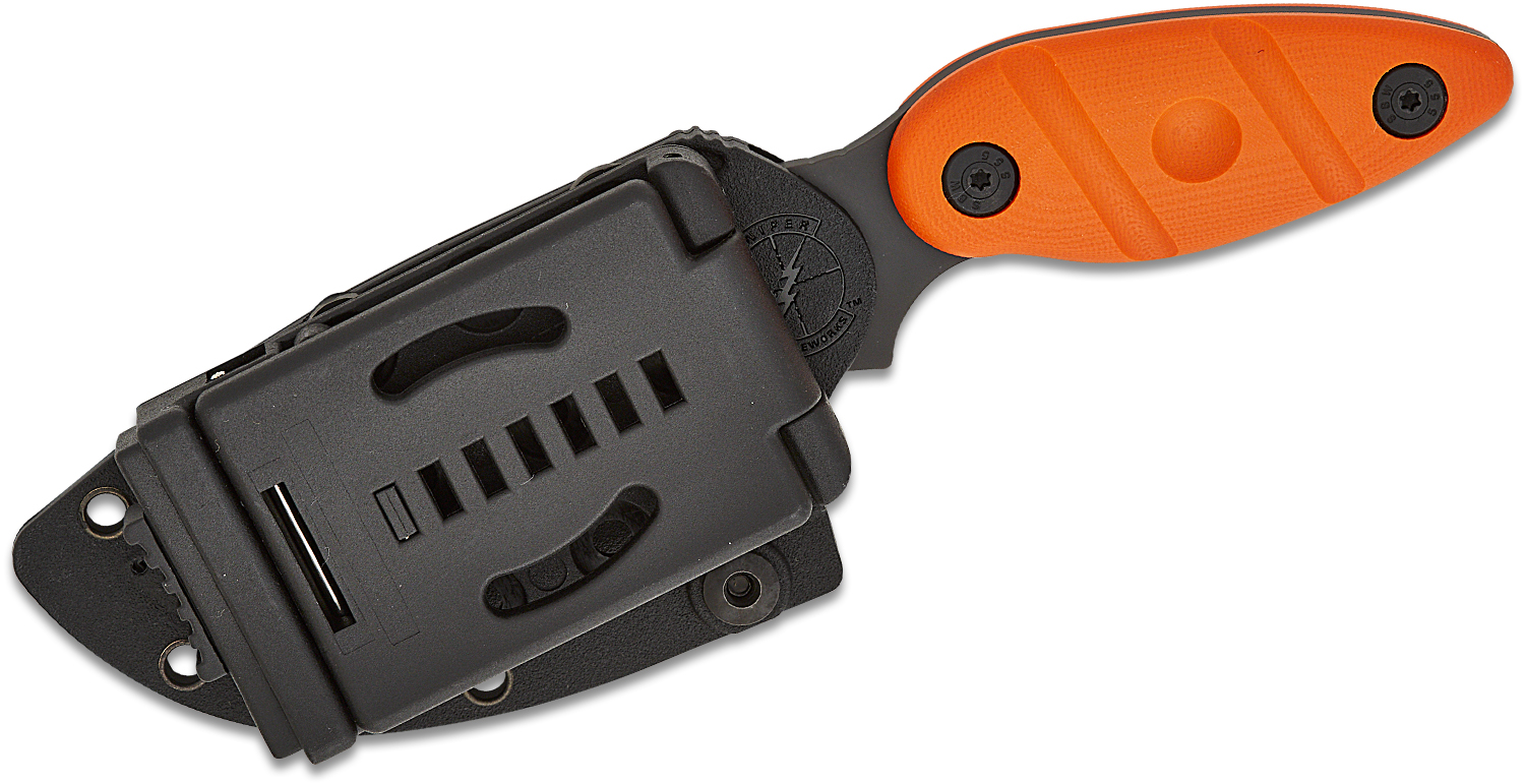 Sniper Bladeworks UC Utility Skinner Fixed Blade Knife 4.3" SUJ2 (52100 ...