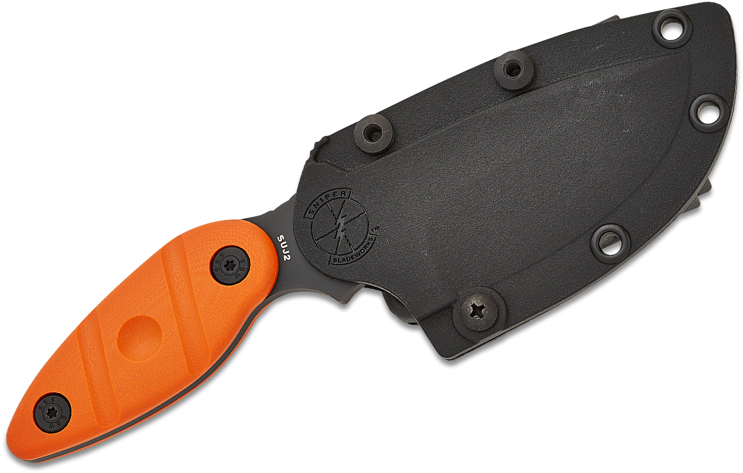 Sniper Bladeworks UC Utility Skinner Fixed Blade Knife 4.3" SUJ2 (52100 ...