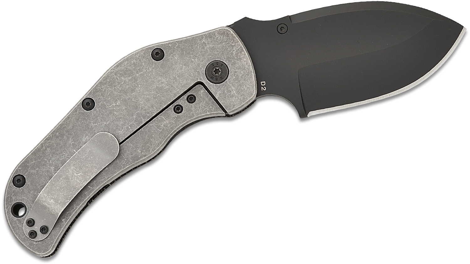 Sniper Bladeworks TOG Folding Knife 3.63" D2 Black PVD Spear Point ...