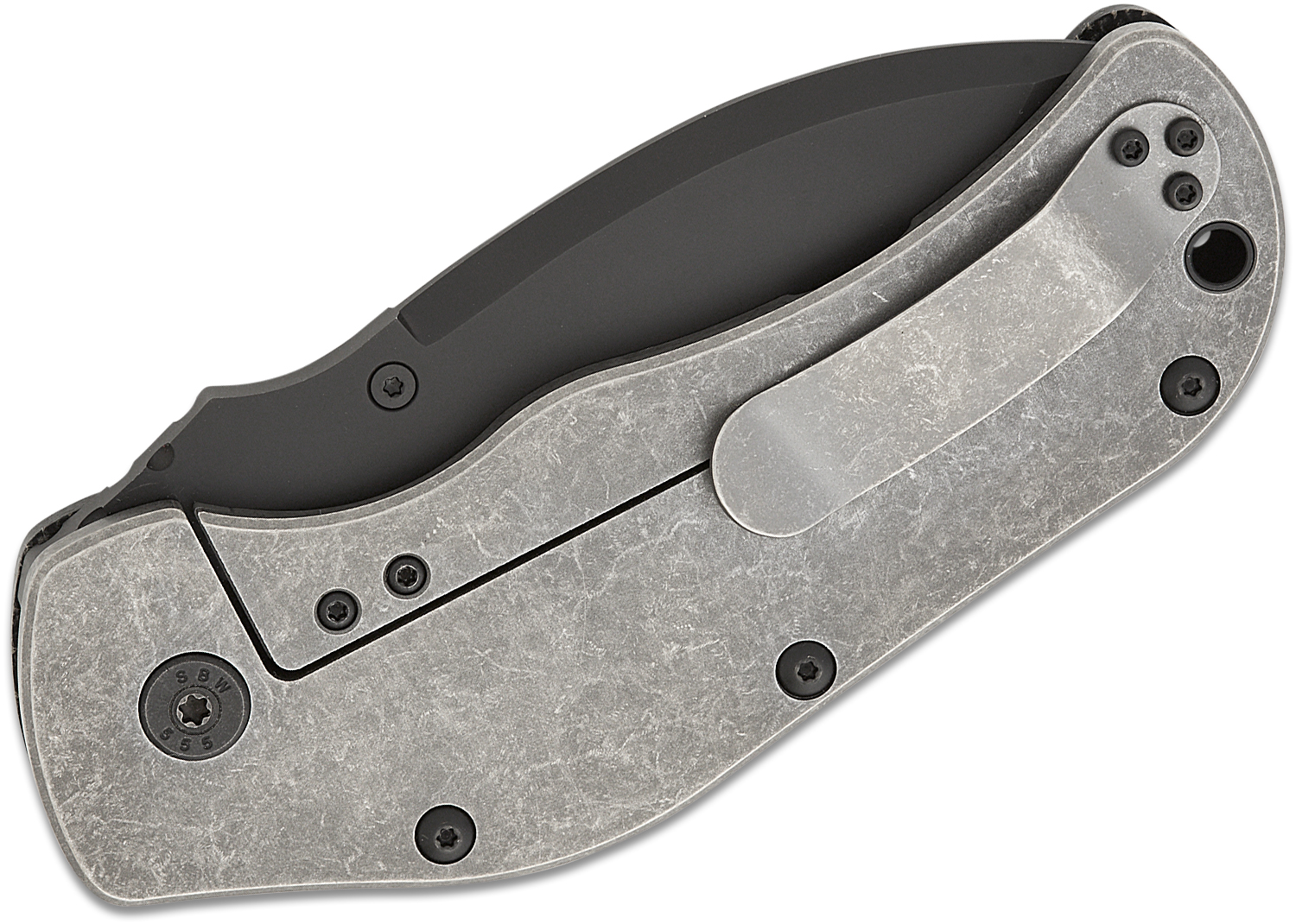 Sniper Bladeworks TOG Folding Knife 3.63" D2 Black PVD Spear Point ...