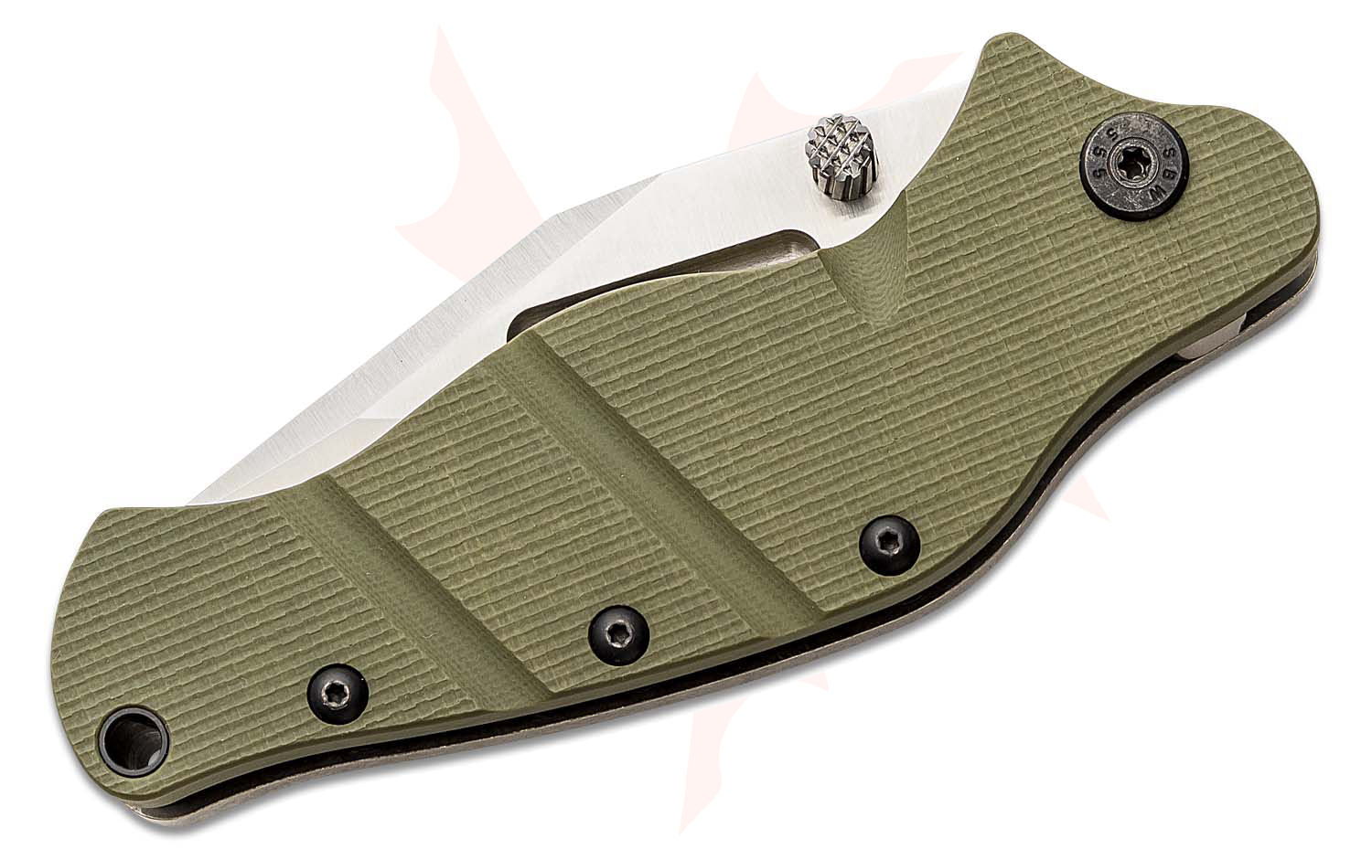 Sniper Bladeworks LPC Folding Knife 3.5" S35VN Satin Clip Point Blade ...