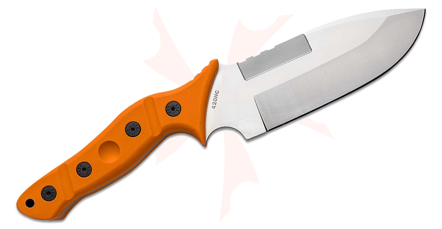 Sniper Bladeworks MAMU Fixed Blade Knife 5.5" Satin Drop Point, Sniper ...