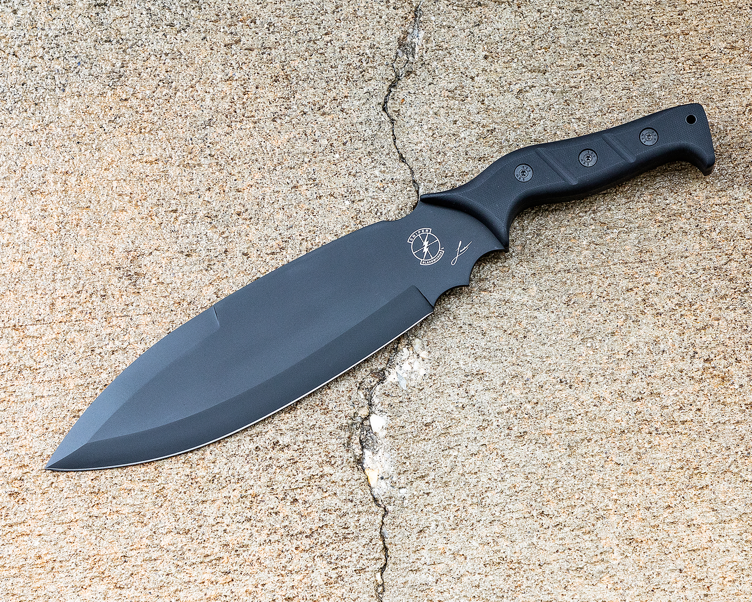Sniper Bladeworks Signature Reload Smatchet Fixed Blade Knife 9.5" 1095 ...