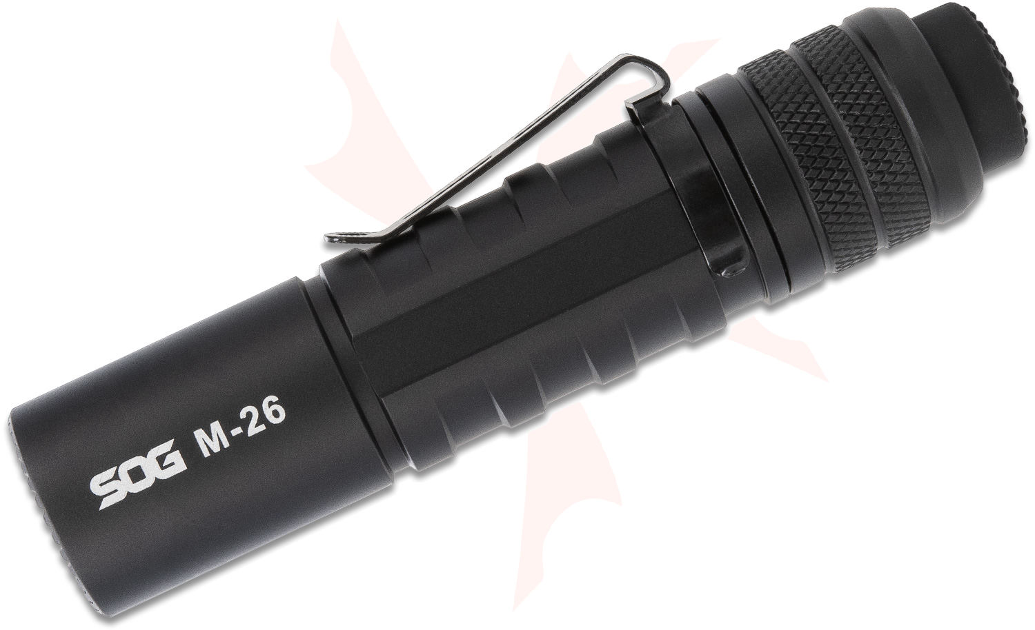 SOG M-26 Rechargeable LED Flashlight, Black Aluminum Body, 1300 Max ...