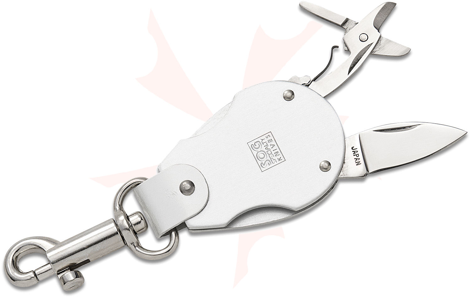 SOG Japan Vintage Attache Keychain Multi-Tool with Blade and Scissors ...