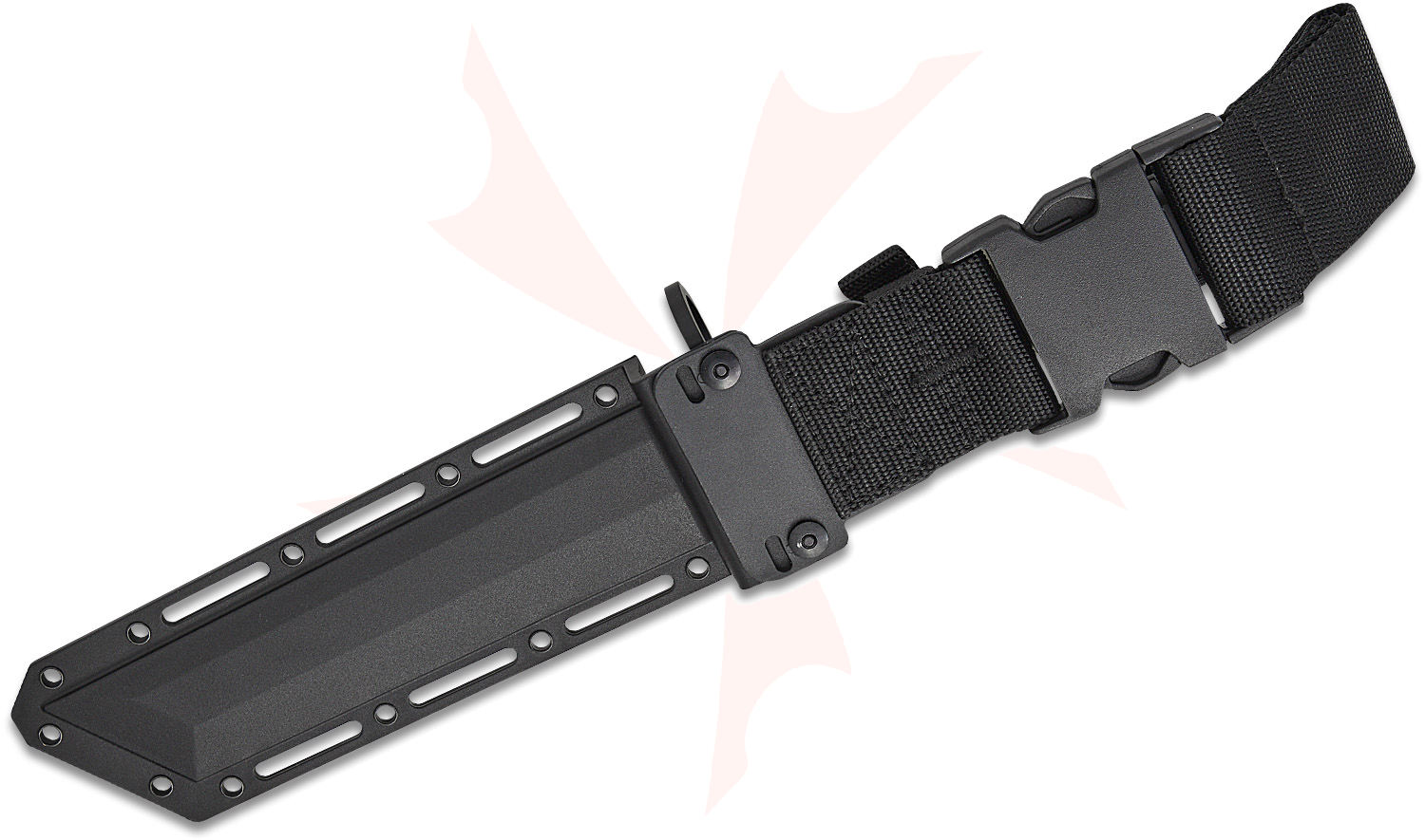 SOG BAR15T Bayonet Fixed Blade Knife 7.1" Black PVD Tanto Blade, OD ...