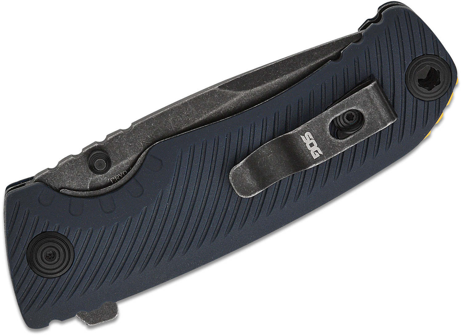 SOG Tellus ATK Liner Lock Assisted Flipper Knife 3.23" CRYO 440C Black ...