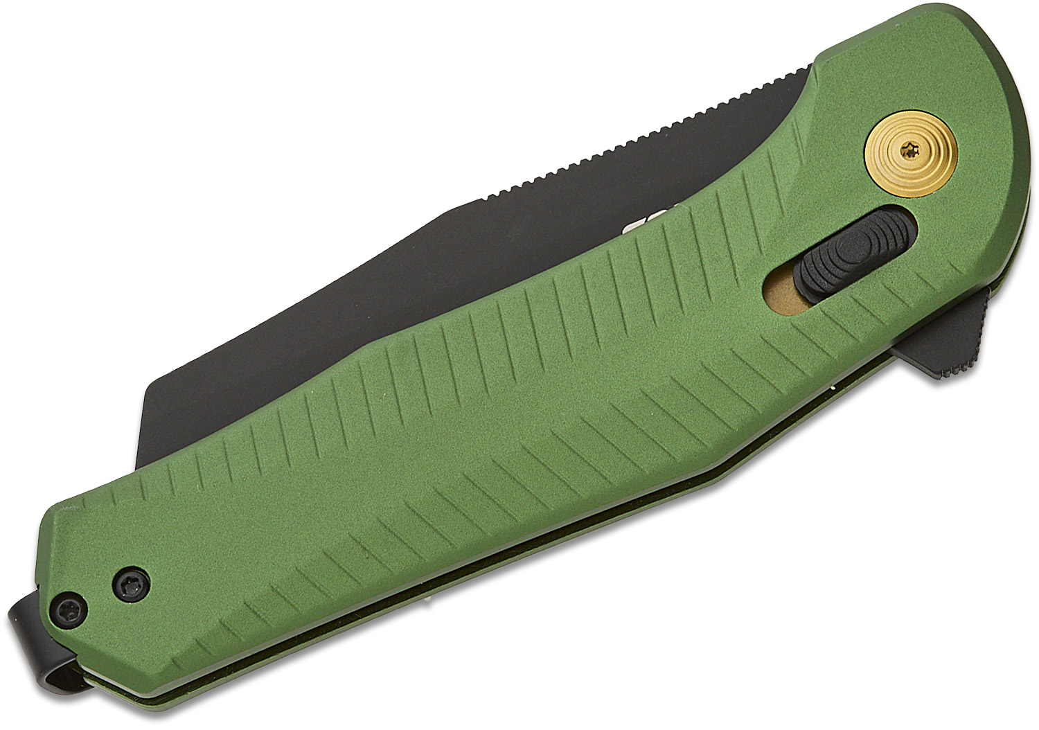 SOG Diverge XR Lock Flipper Knife 3" D2 Black PVD Modified Sheepsfoot ...
