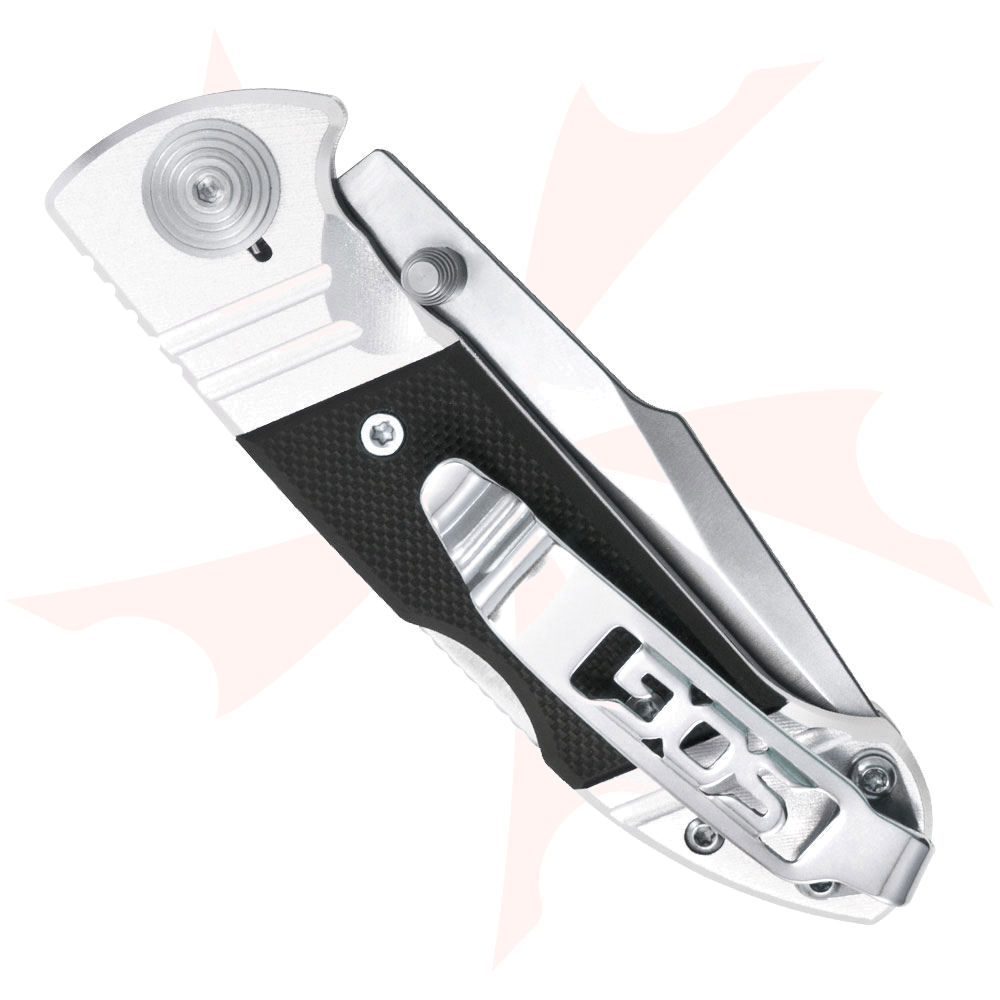 SOG FF3302 Fielder Assisted Mini Folding Knife 2.75" Satin Plain Clip ...