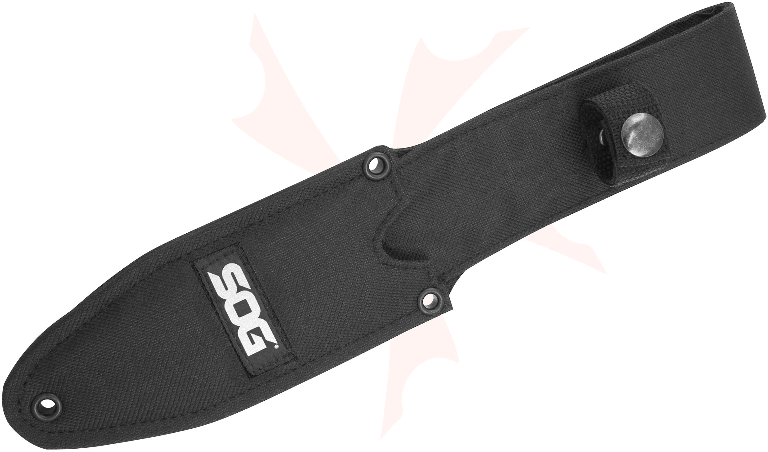 SOG FS-01 Spirit Dagger/Spear 4.25" Black Blade with Sharpened Top ...