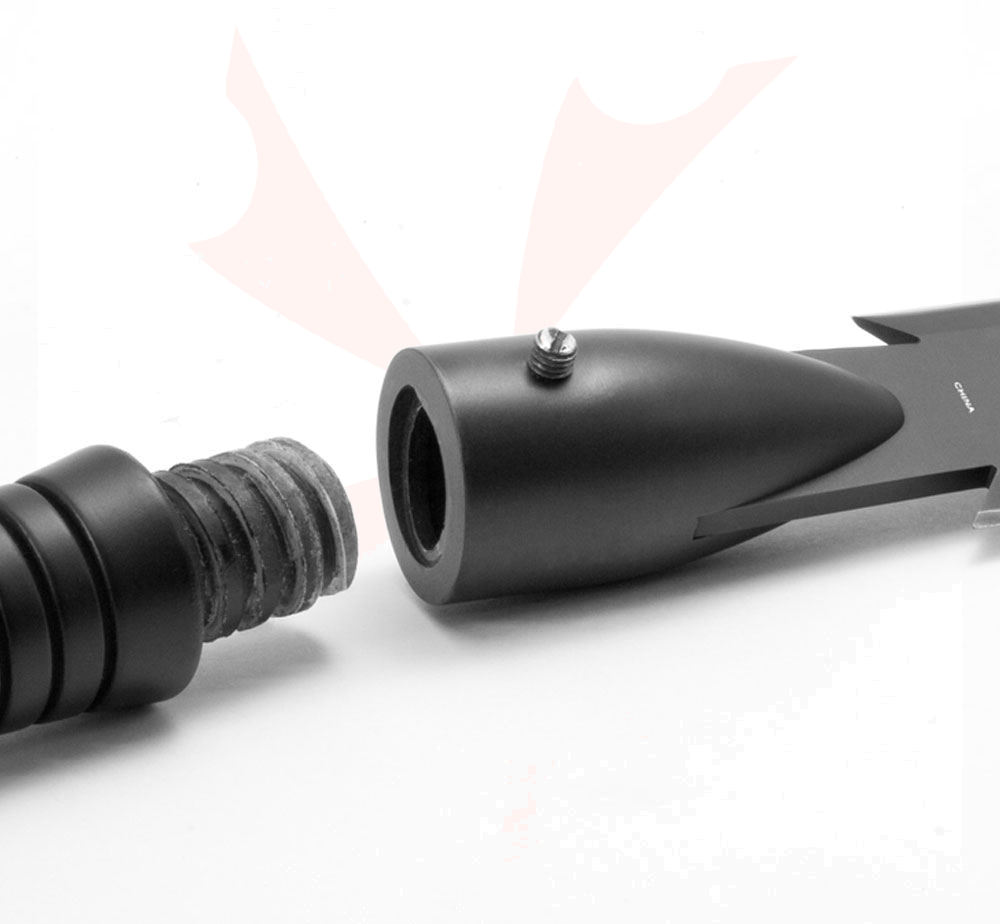 SOG FS-01 Spirit Dagger/Spear 4.25" Black Blade with Sharpened Top ...