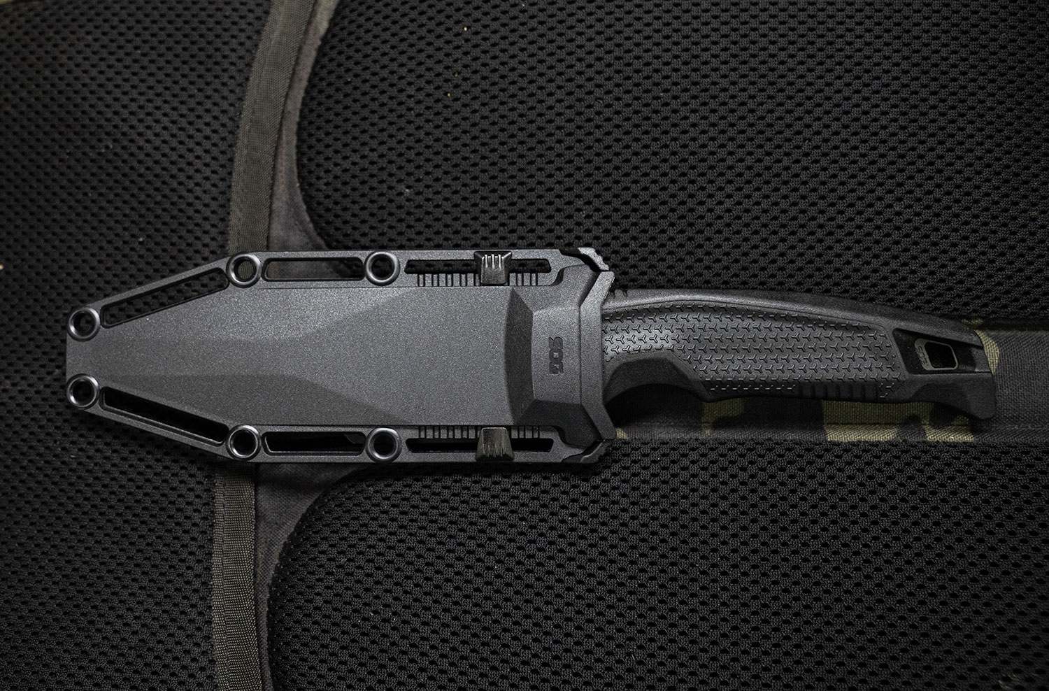 SOG Recondo FX Fixed Blade Knife 4.61" CRYO 440A Black TiNi Clip Point ...