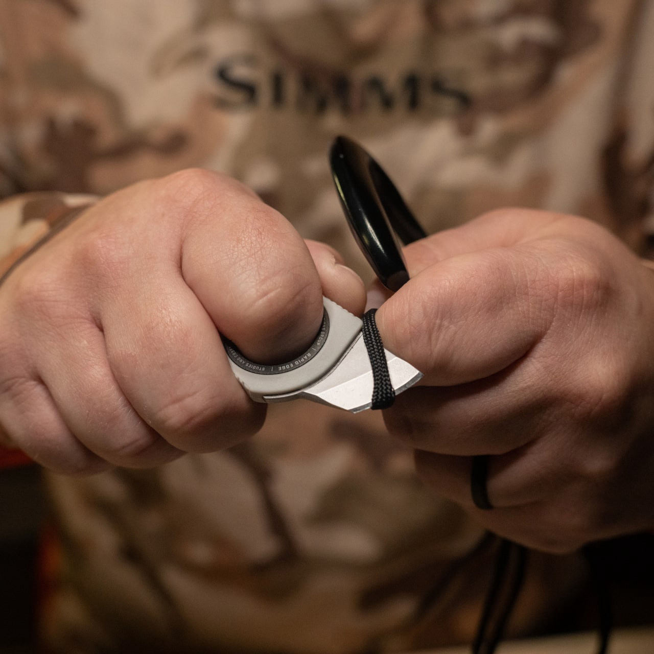 SOG Rapid Edge Concrete Dust Neck Knife Stainless Steel Utility Blade ...