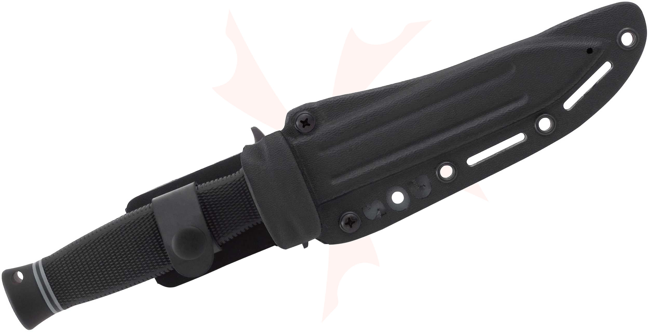 SOG D25T Daggert 1 (Black TiNi) 5.65" Double Edge Blade with Kydex ...