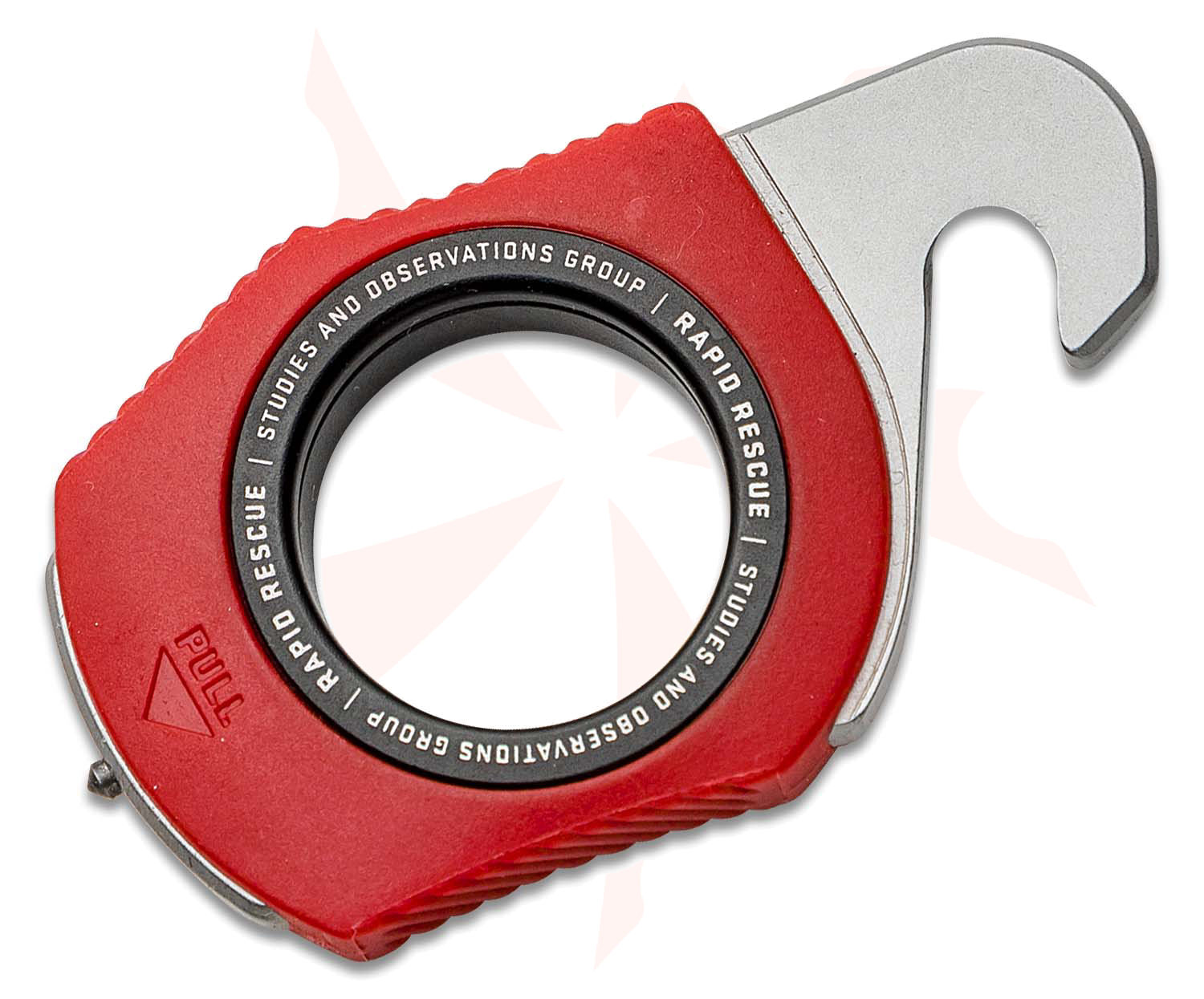 SOG Rapid Rescue Tool Rescue Red Stainless Steel Strap Cutter, Red GRN ...