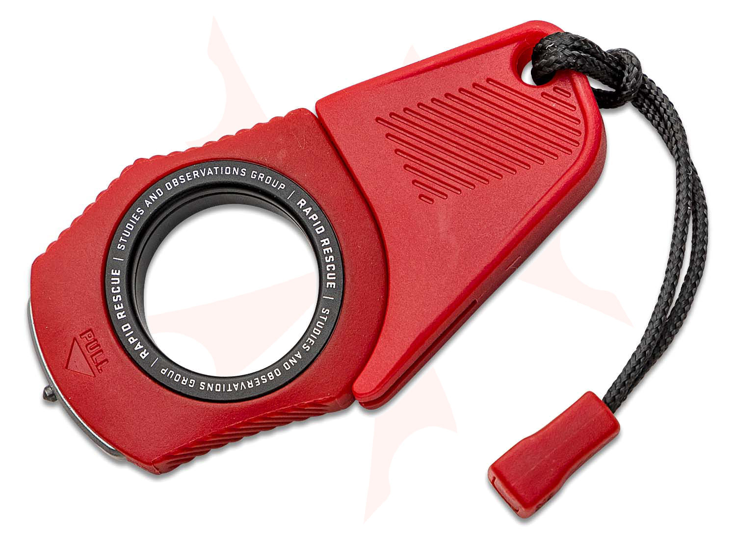 SOG Rapid Rescue Tool Rescue Red Stainless Steel Strap Cutter, Red GRN ...