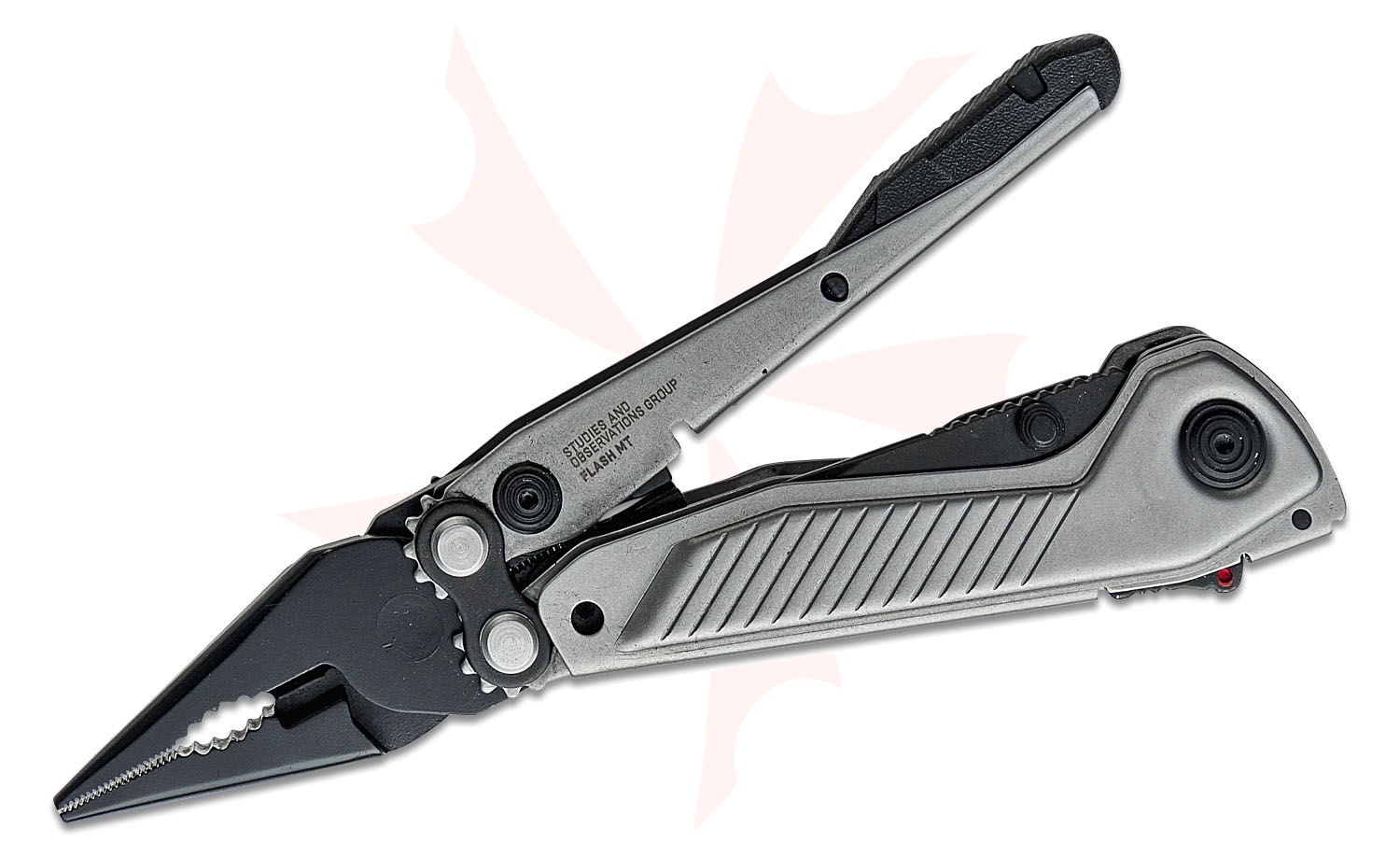 SOG Flash MT Multi-Tool with 7 Tools, 2.36" Assisted D2 Black Oxide ...