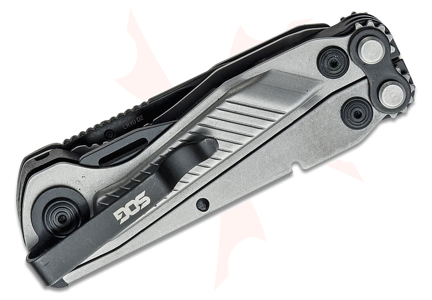 SOG Flash MT Multi-Tool with 7 Tools, 2.36" Assisted D2 Black Oxide ...