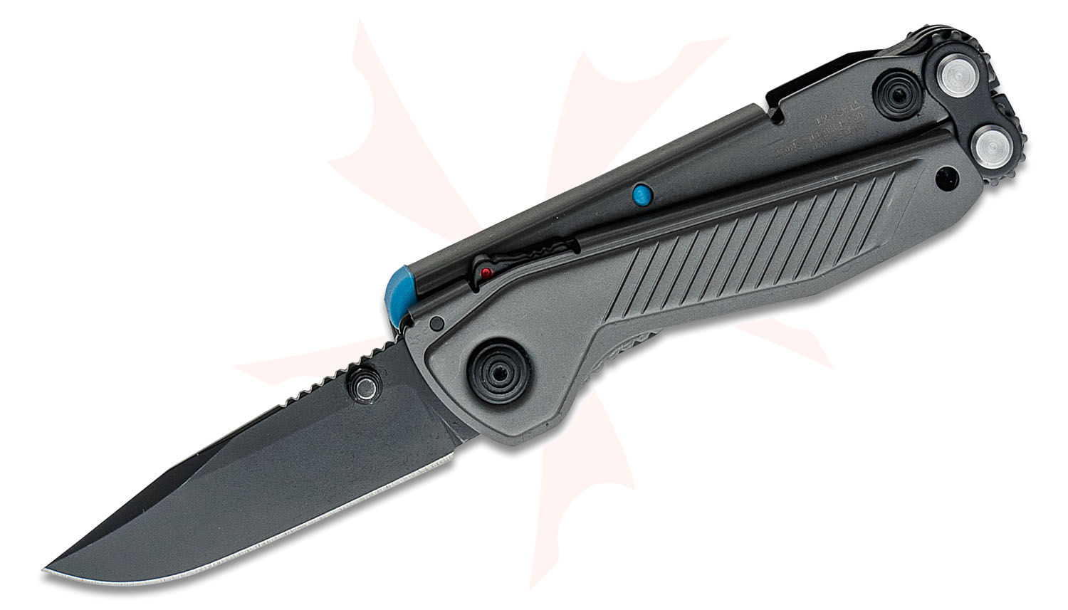 SOG Flash MT Multi-Tool with 7 Tools, 2.36" Assisted D2 Black Oxide ...