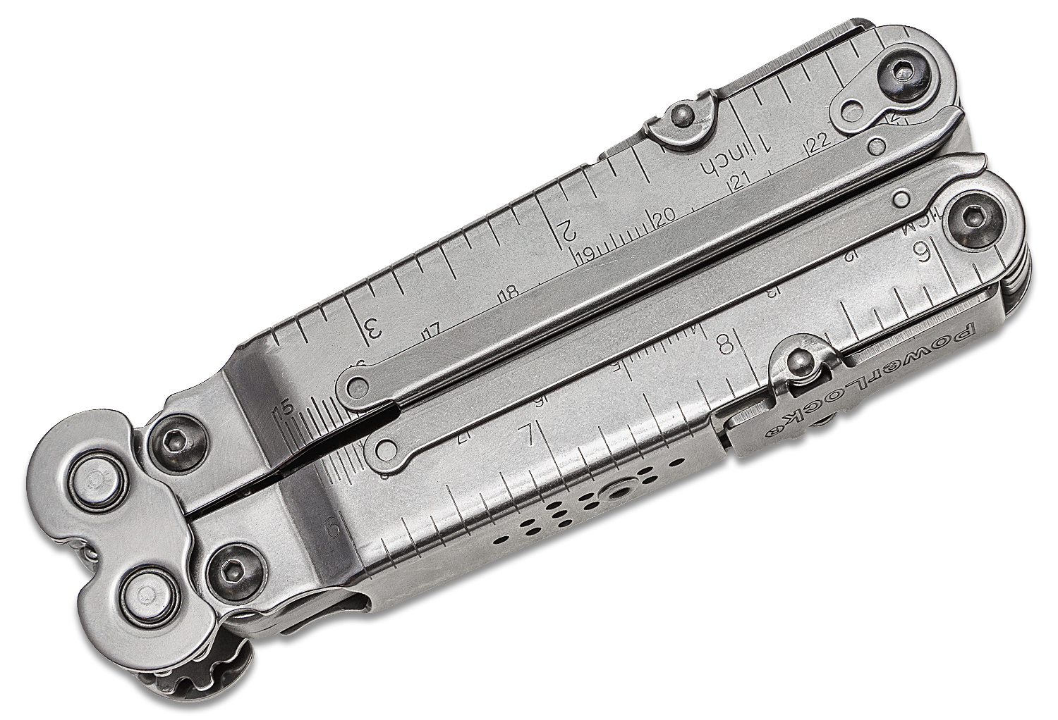 SOG PowerLock Stainless Finish Multi-Tool with Nylon Sheath ...