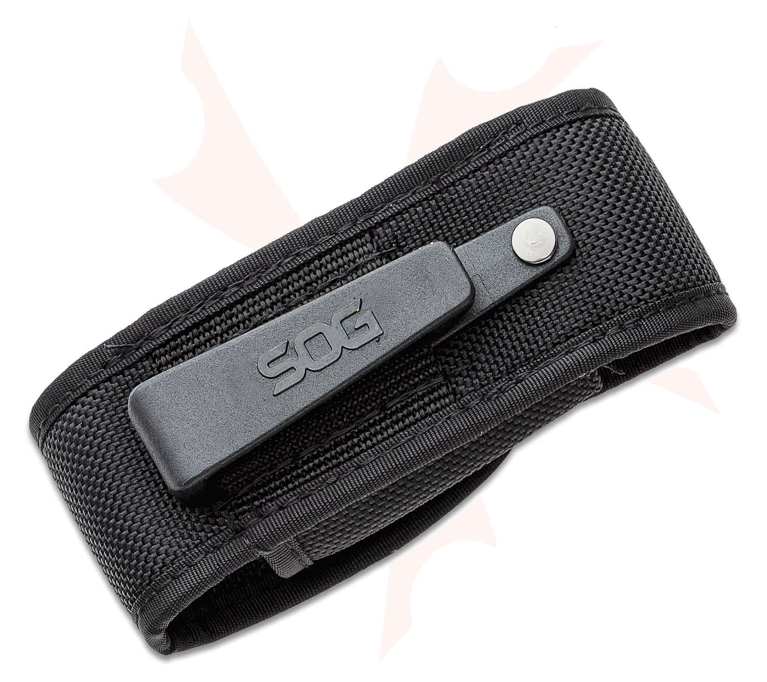 SOG PowerLock w/ V-Cutter Stainless Finish Multi-Tool with Nylon Sheath ...