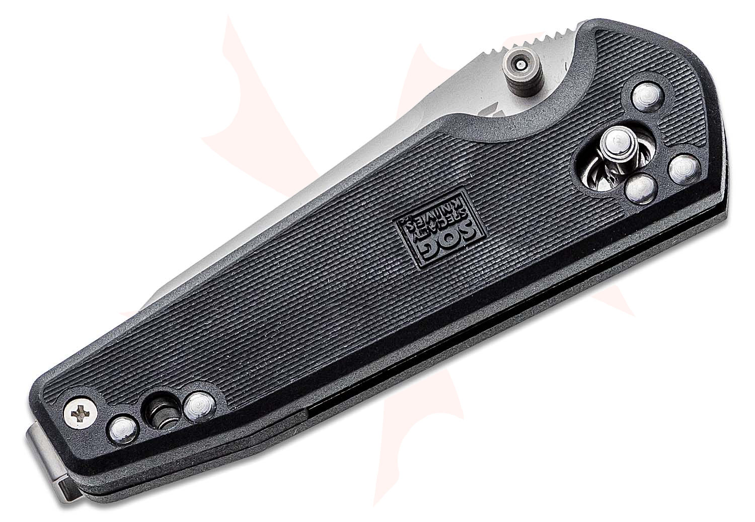 SOG MXV72 X-Ray Vision Mini Folding Knife 3" VG10 Bead Blast Combo ...