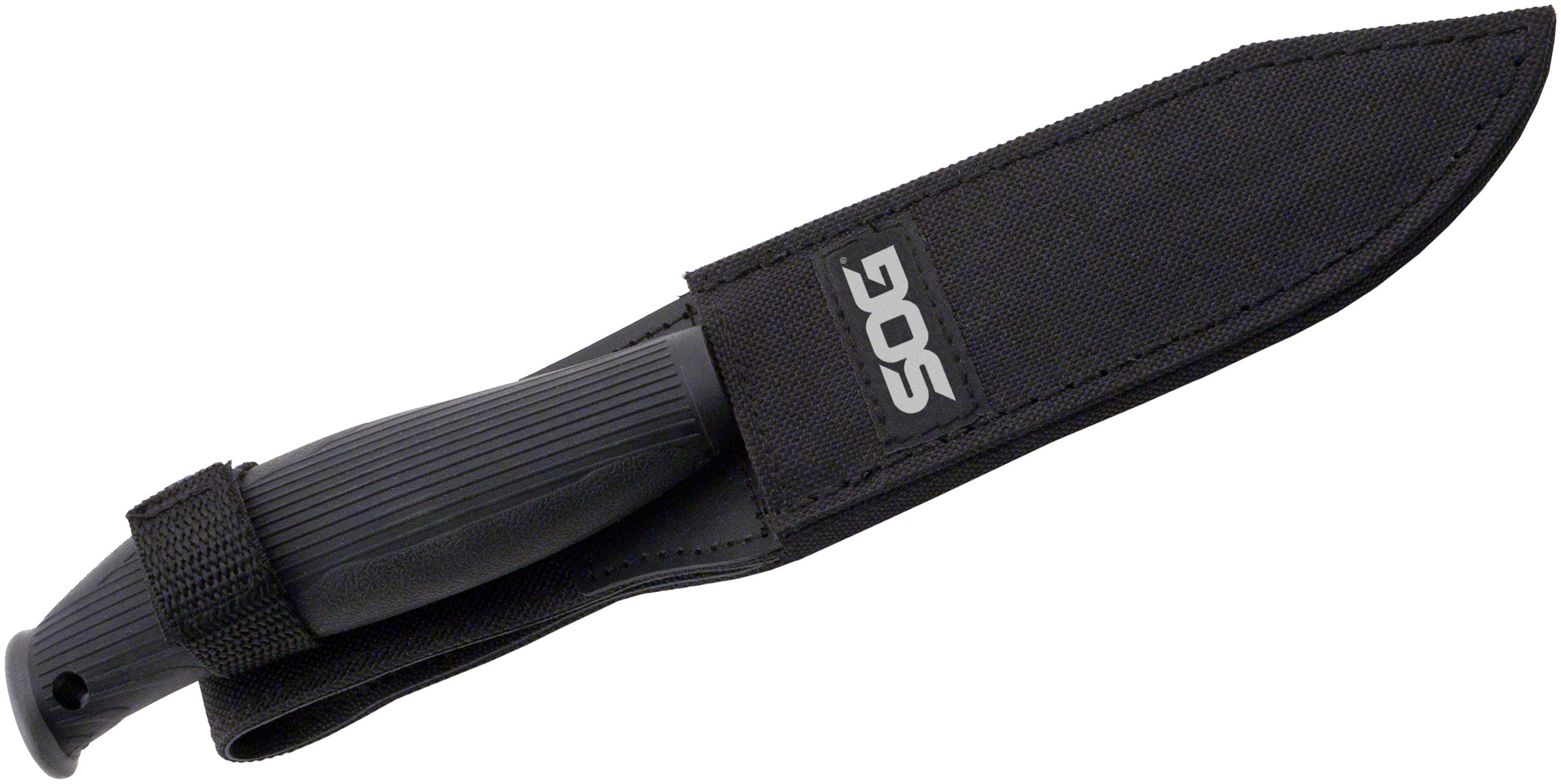 SOG Aura Hunt Fixed 5" Satin Blade with Gut Hook, GFN Handle ...