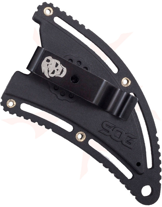 SOG Gambit Karambit Fixed 2.8" Satin Hawkbill Blade, GRN Handles ...