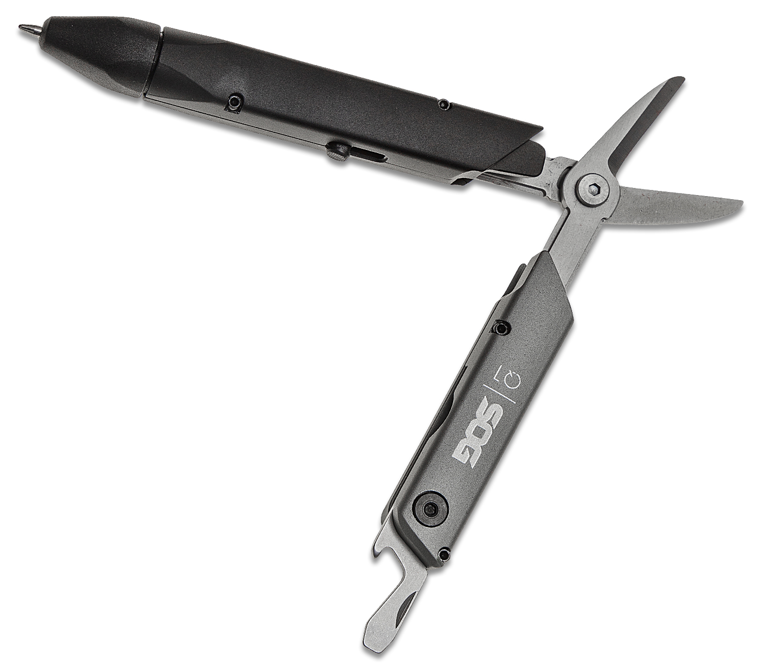 SOG Baton Q1 Office & Personal Multi-Tool with Scissors and Pen, 5.6 ...