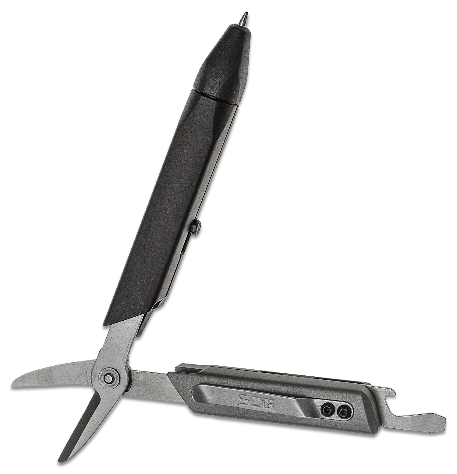 SOG Baton Q1 Office & Personal Multi-Tool with Scissors and Pen, 5.6 ...