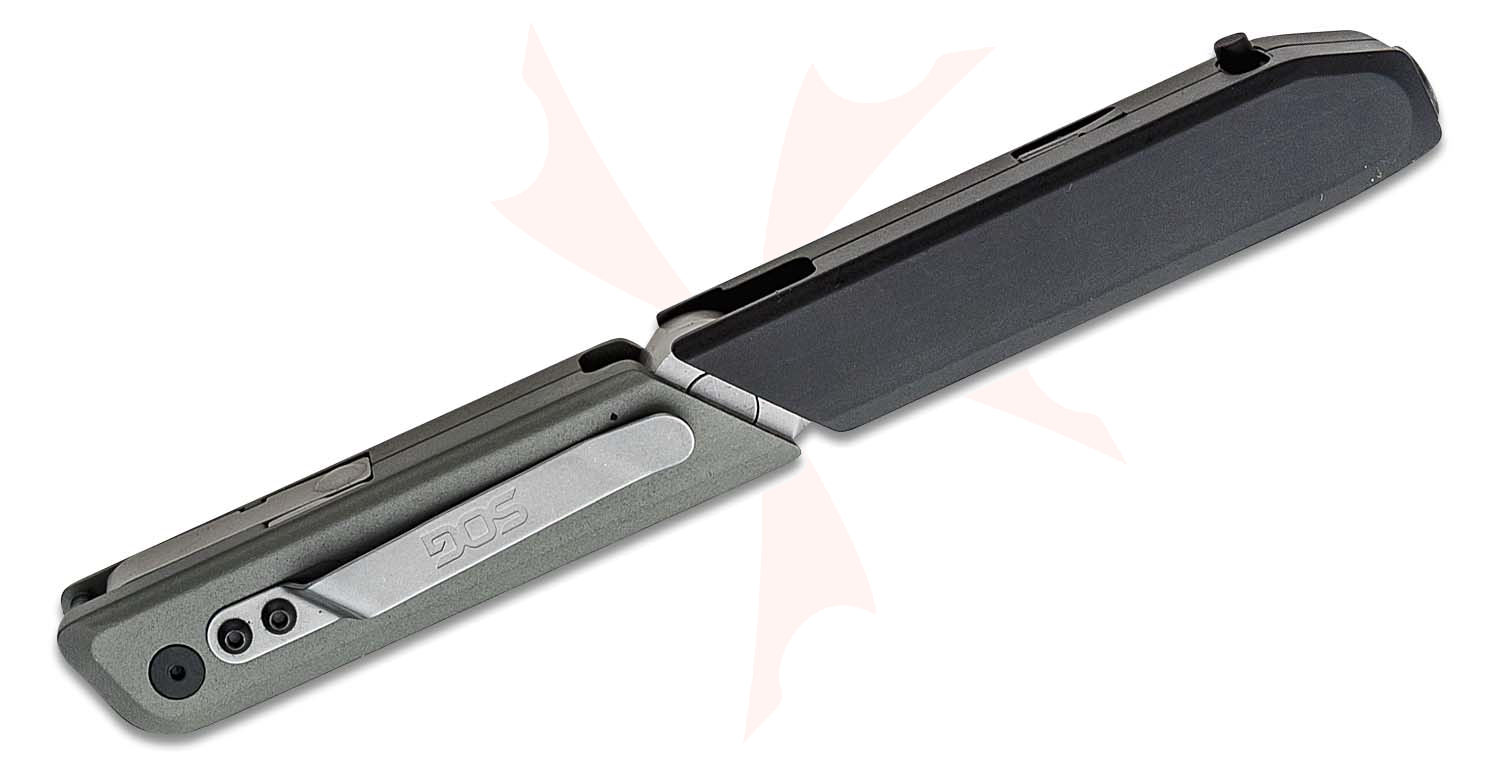 SOG Baton Q4 Advanced Wilderness Multi-Tool with 10 Tools, 5.8" Overall ...