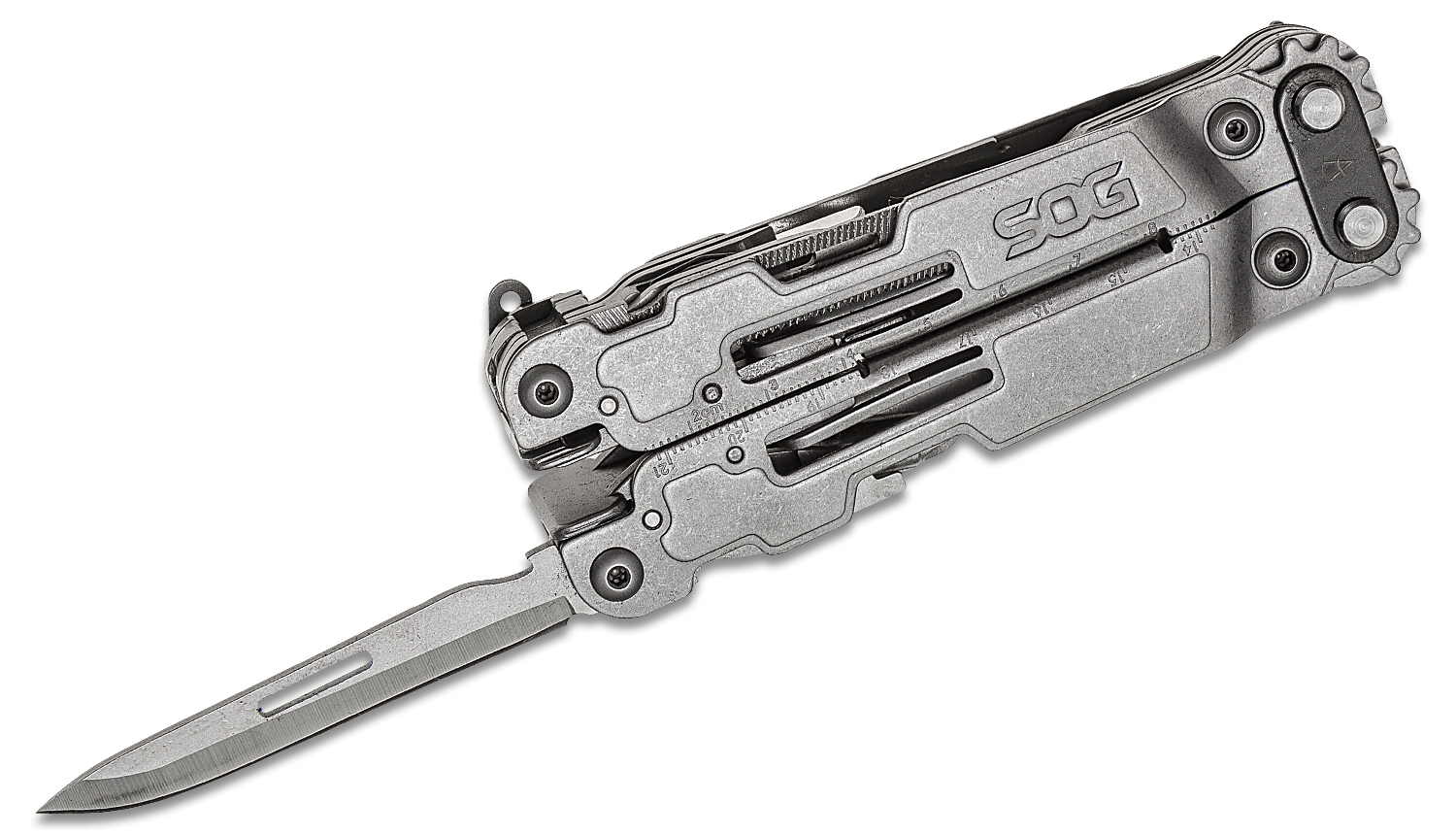 SOG PowerAccess Deluxe Multi-Tool with 21 Tools and 12-Piece Bit Kit ...