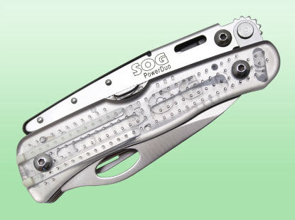 SOG PD01 PowerDuo Multi-Tool, Satin, Nylon Sheath - KnifeCenter - PD01 ...