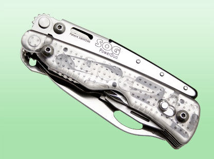 SOG PD01 PowerDuo Multi-Tool, Satin, Nylon Sheath - KnifeCenter - PD01 ...