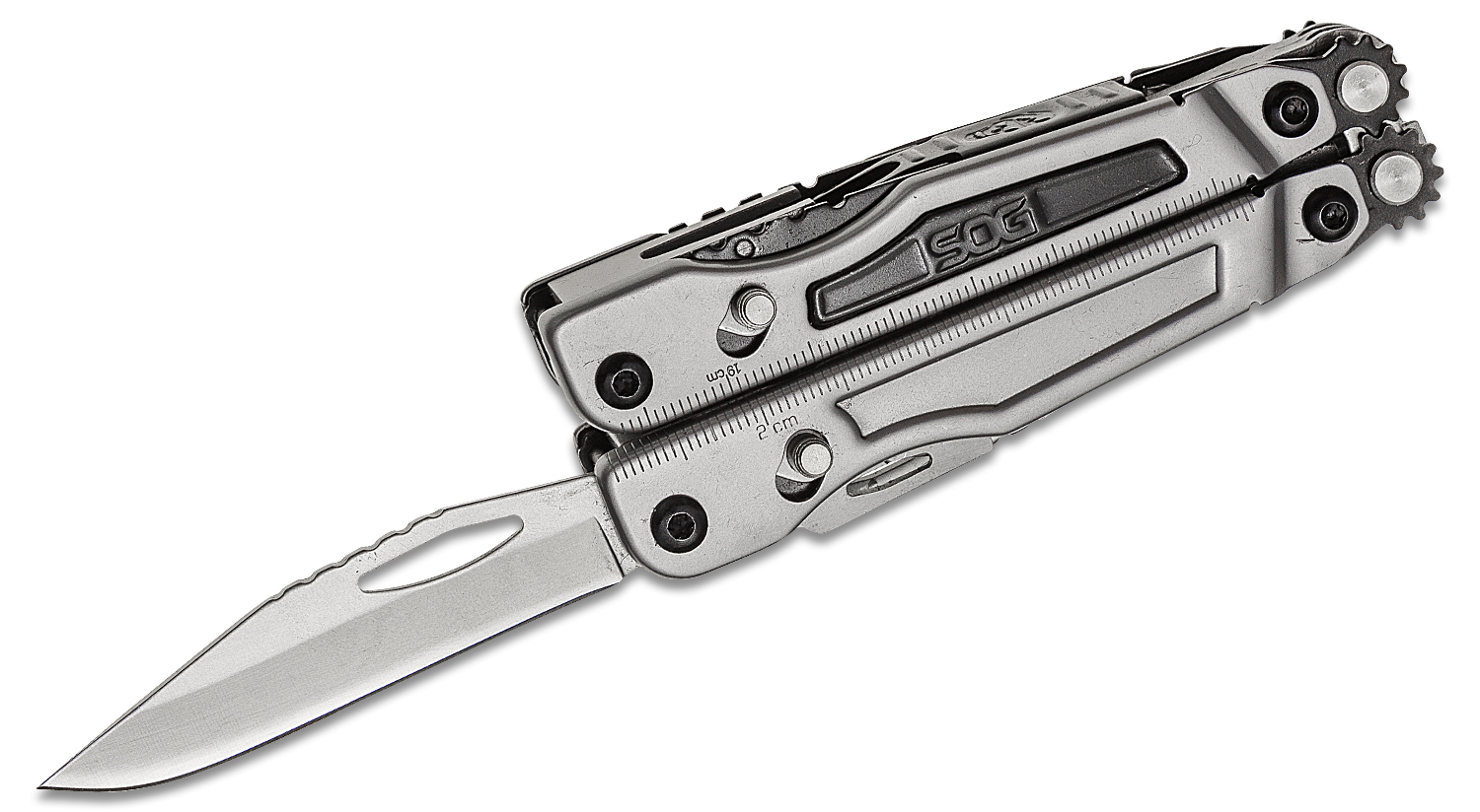 SOG PowerPlay Multi-Tool with Nylon Sheath and Extra Hex Bits ...