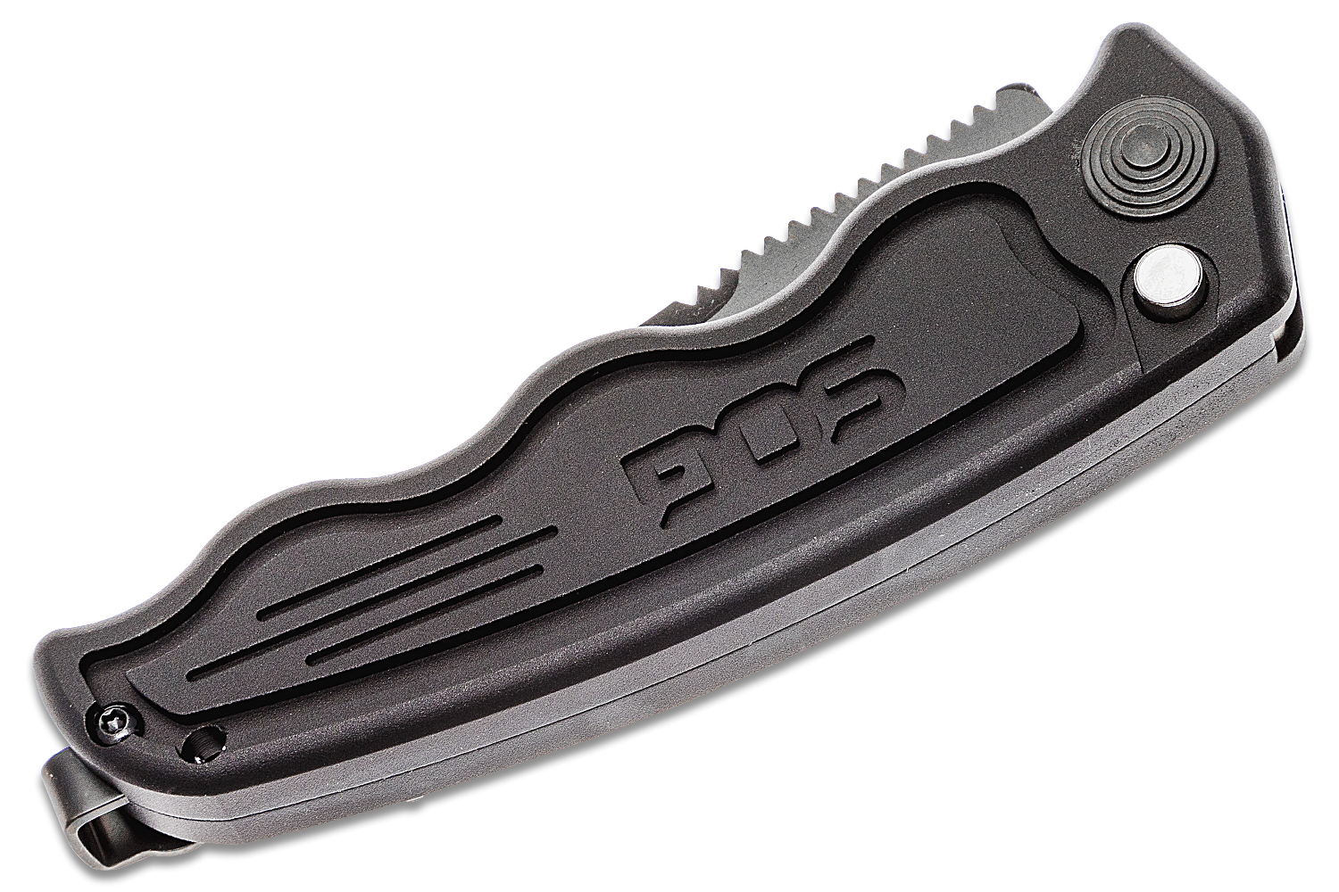 SOG SOG-TAC Mini Folder AUTO 3" Black TiNi Plain Blade, Aluminum ...