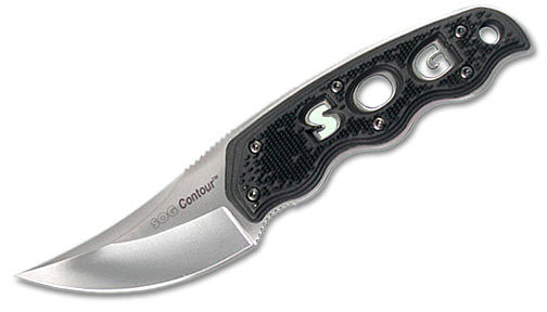 SOG Topo Contour w/ Zytel Handle & Satin Finished Plain Edge Blade ...