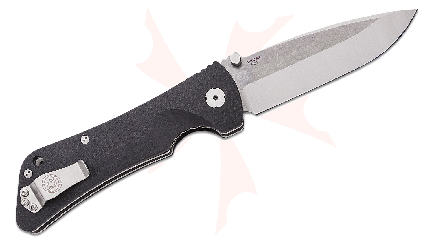 Southern Grind Bad Monkey Folding Knife 4" Sandvik 14C28N Satin Drop ...