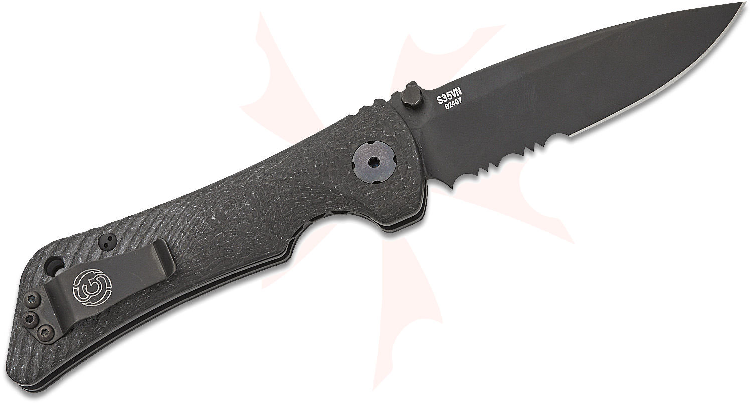 Southern Grind Spider Monkey Liner Lock Folding Knife 3.25" S35VN Black ...