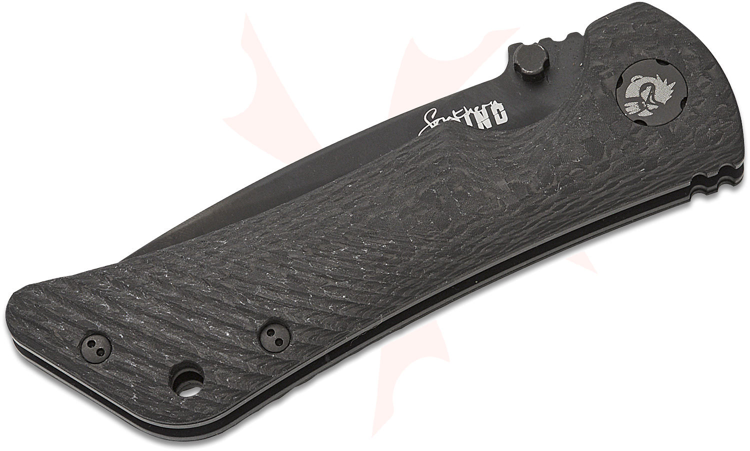 Southern Grind Spider Monkey Liner Lock Folding Knife 3.25" S35VN Black ...